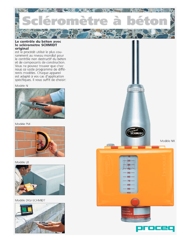 Scléromètre à Béton