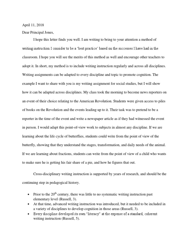 Teacher Communication Letter 1 Final | PDF | Teachers | Recall (Memory)