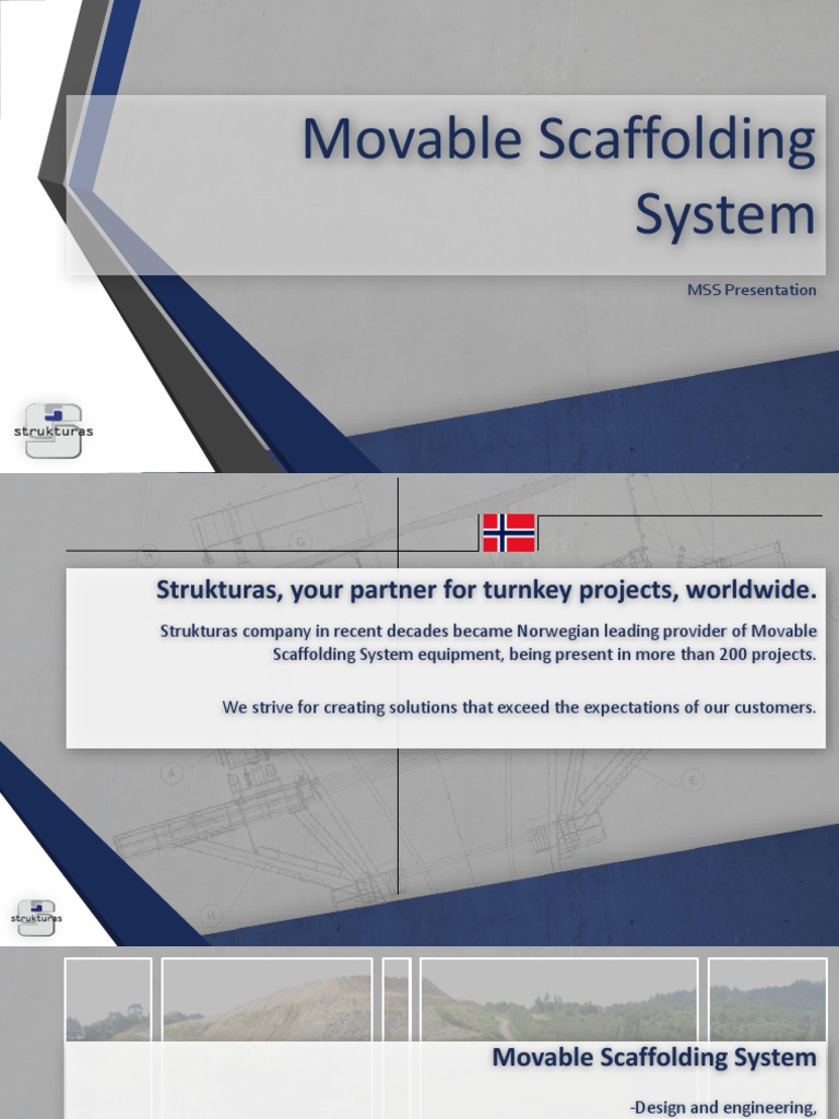 Strukturas MSS Presentation | PDF | Scaffolding | Crane (Machine)