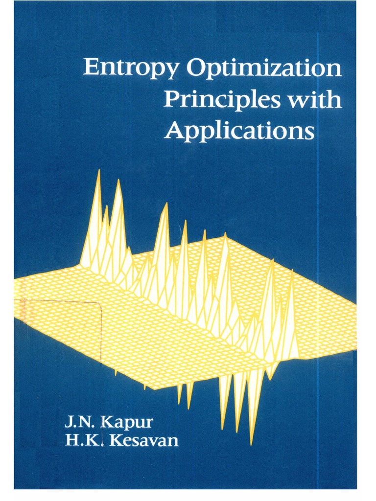 Entropy Optimization Principles With Applications | PDF