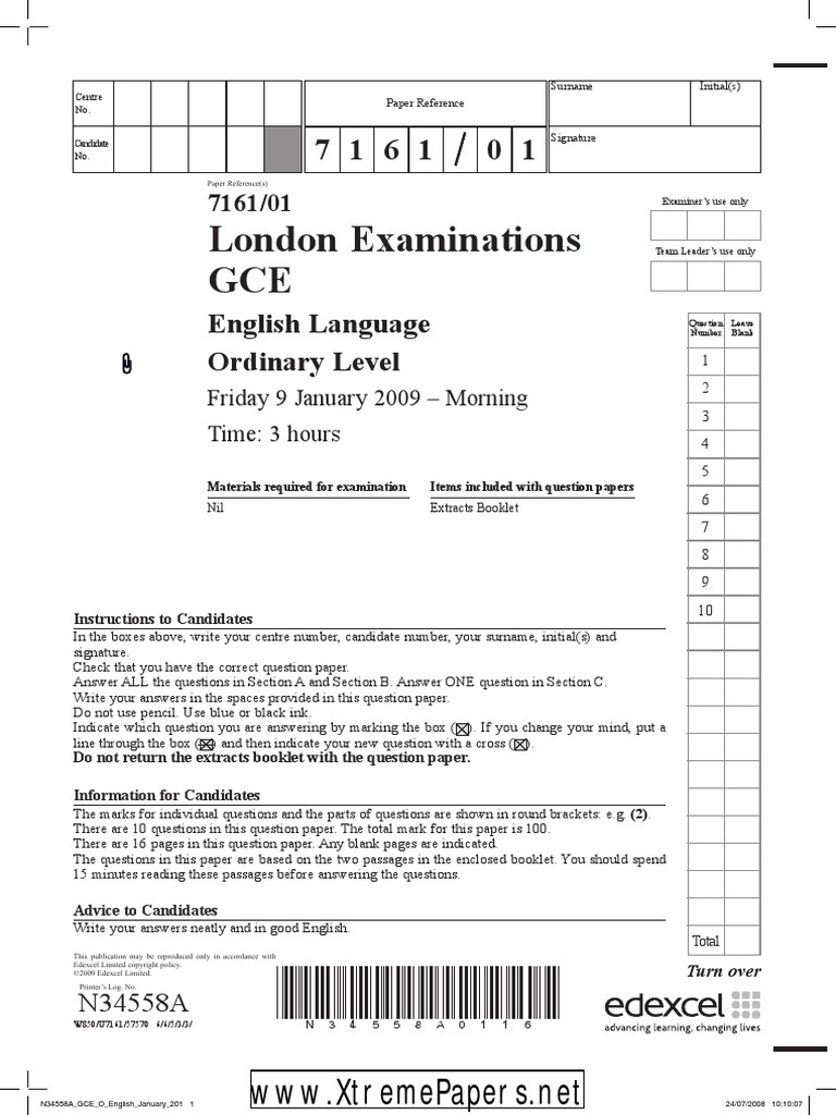 English Ms | PDF | Question | Communication