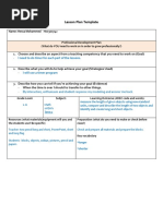 Big and Small Lesson Plan | PDF | Lesson Plan | Classroom