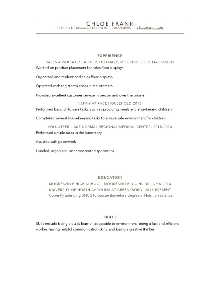 Updated Resume | PDF