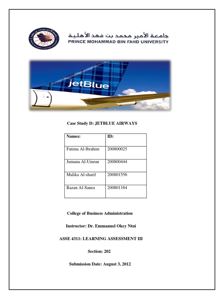 Case Study D Jetblue Airways | PDF | Airlines | Equity (Finance)