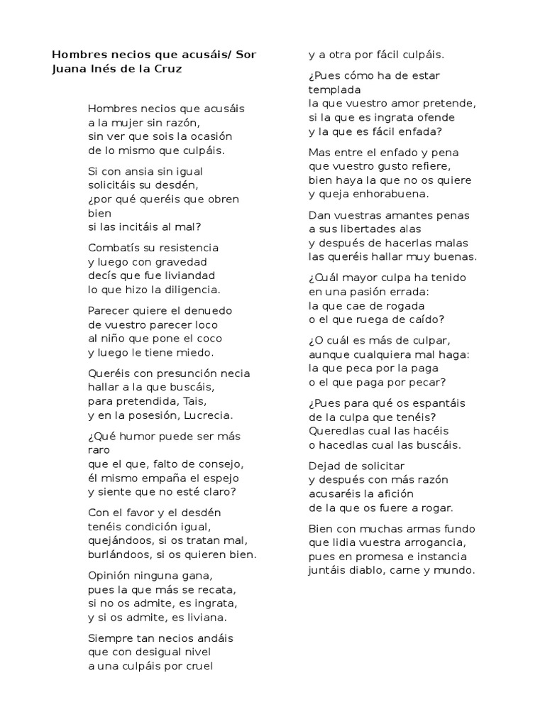 Hombres Necios | PDF