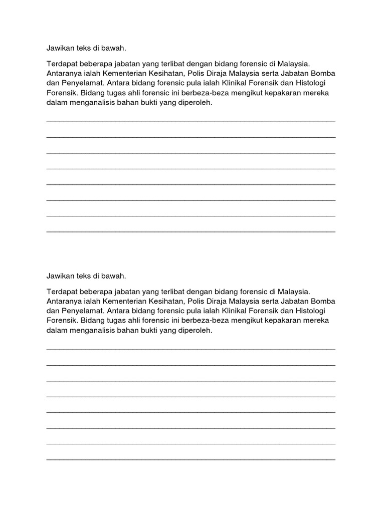 Jawikan Teks Di Bawah | PDF