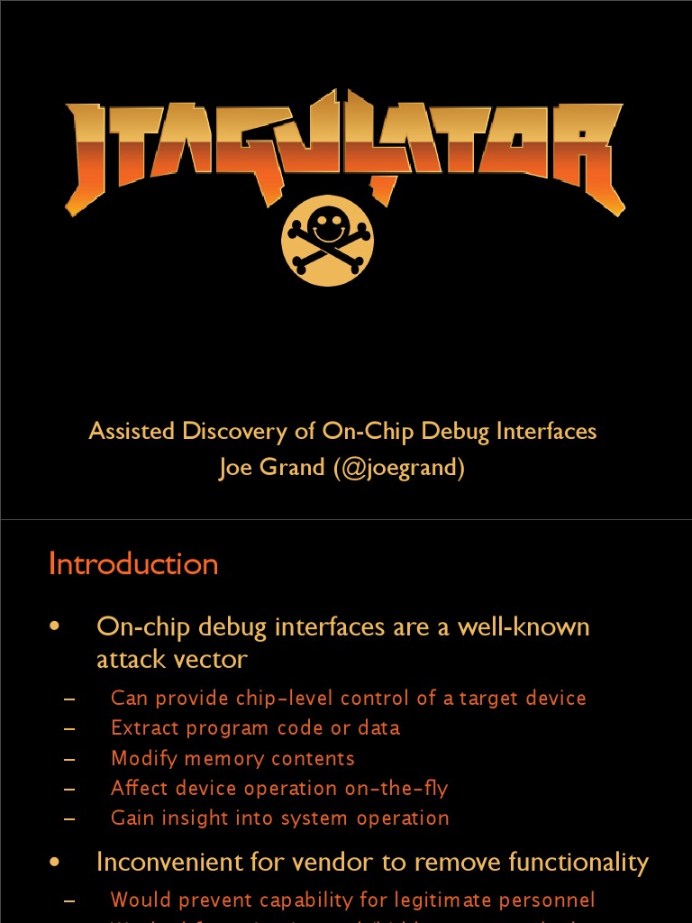 DEFCON 21 Grand JTAGulator PDF | PDF | Manufactured Goods | Computer ...