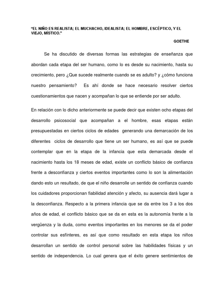 Desarrollo Humano en La Edad Adulta y La Vejez | PDF | Adultos | Vejez