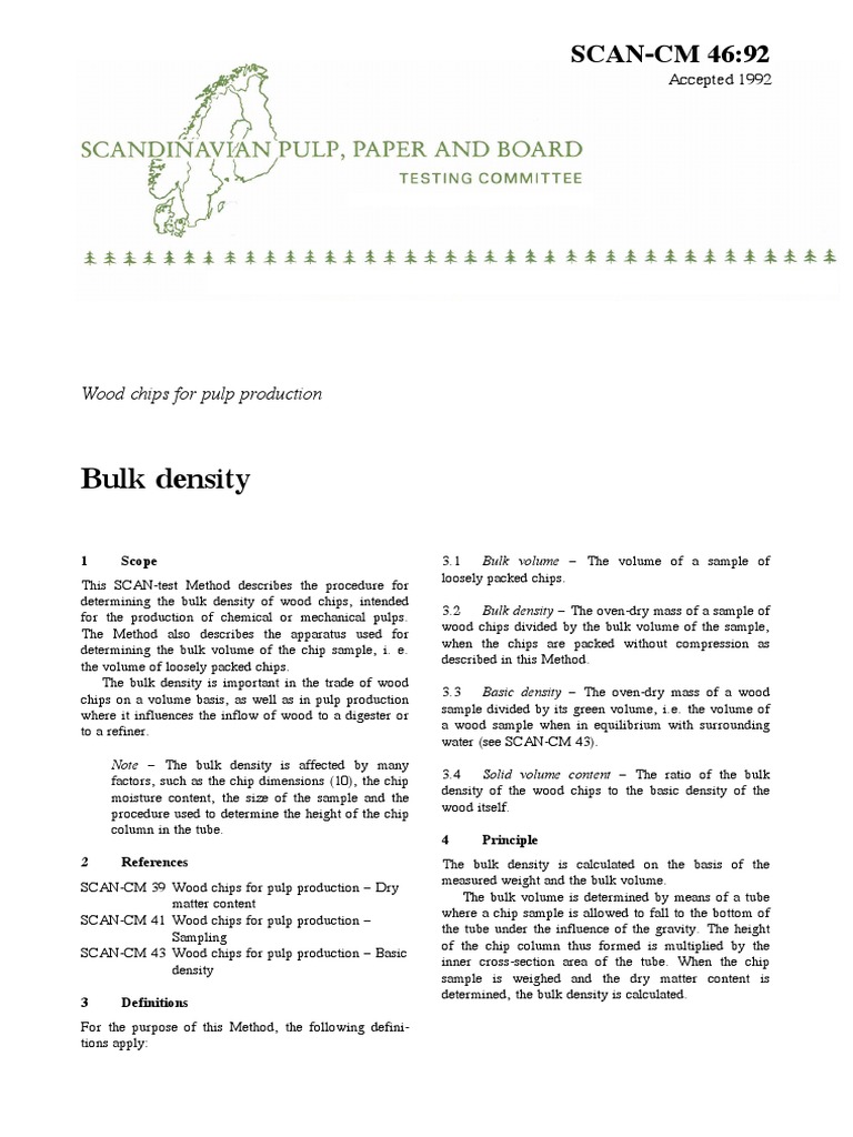 Bulk Density | PDF | Density | Volume