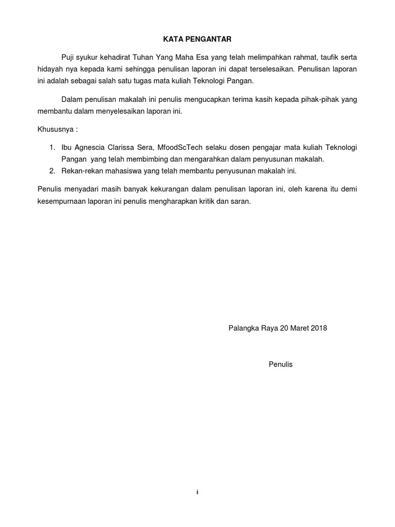 Laporan Tekpang Formula | PDF