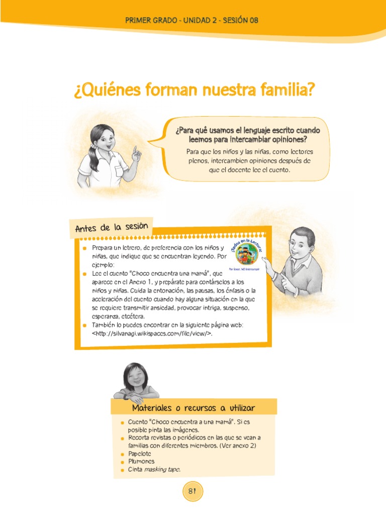 U2 1er Grado Integrado s8 PDF | PDF | Cuentos