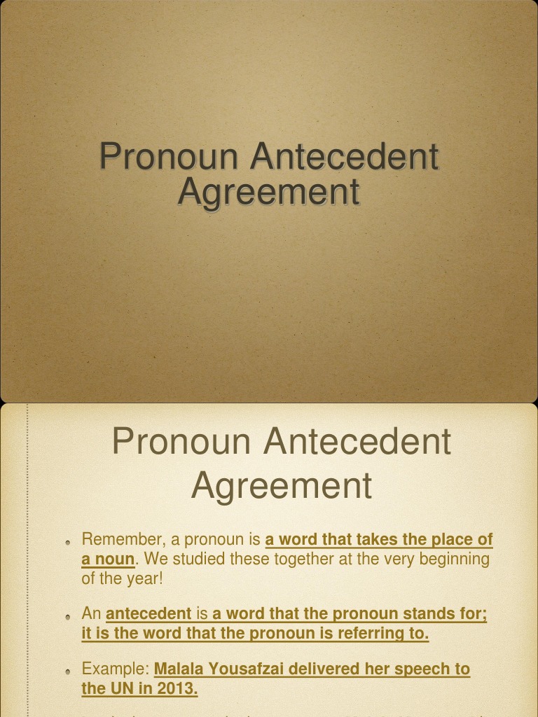 Bellwork Pronoun Antecedent Agreement | PDF | Pronoun | Grammatical Number
