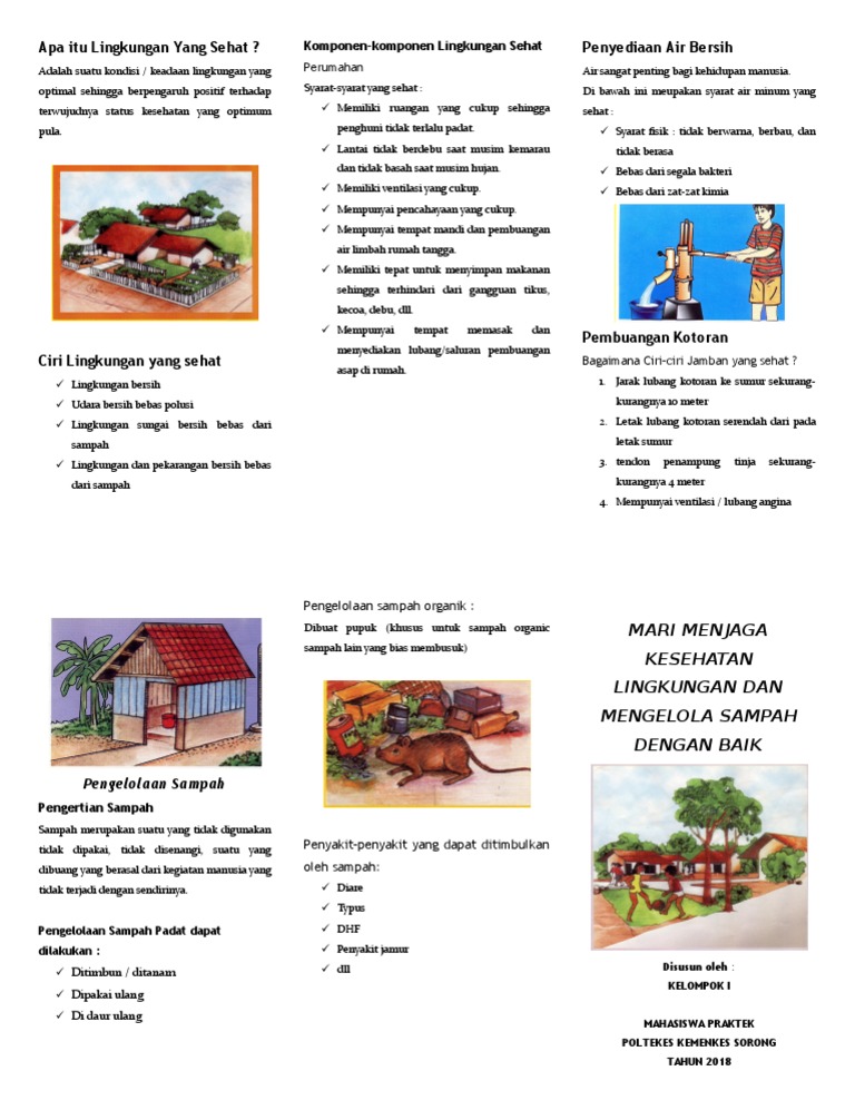 Leaflet Kesehatan Lingkungan | PDF