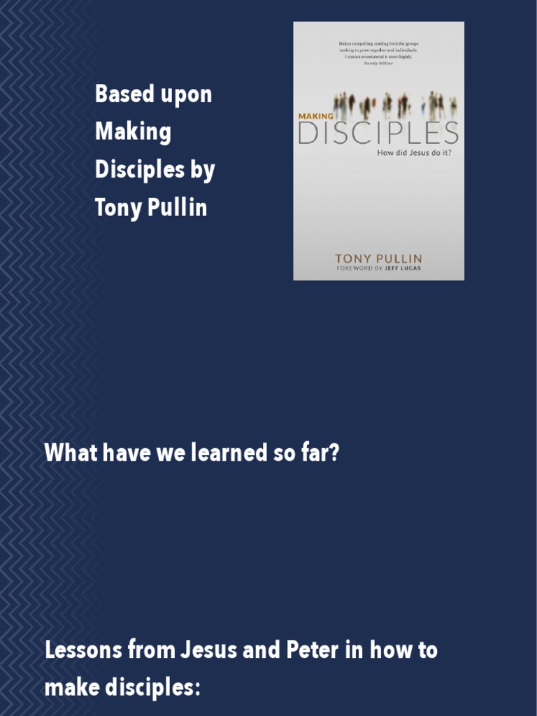 Making Disciples 8 | PDF | Disciple (Christianity) | Saint Peter