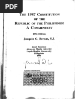 Bernas The 1987 Philippine Constitution A Comprehensive Reviewer ...