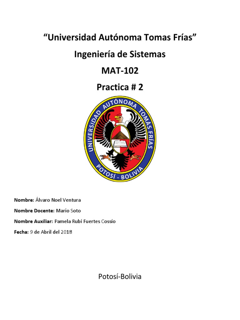 TP 2 Mat 102 | PDF
