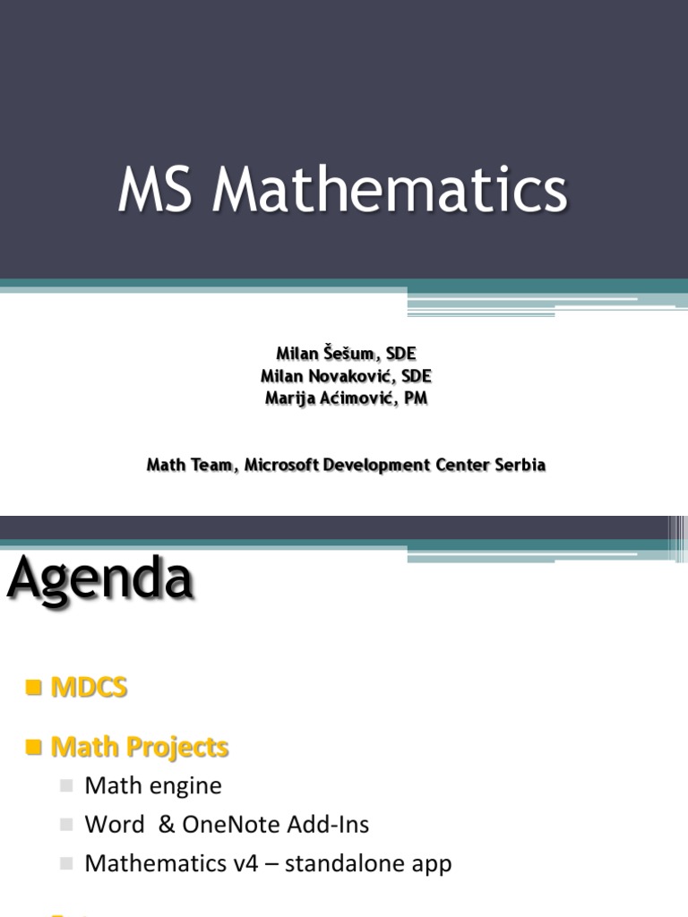 Microsoft Mathematics 4.0 Release Details | PDF | Integral | Teaching ...