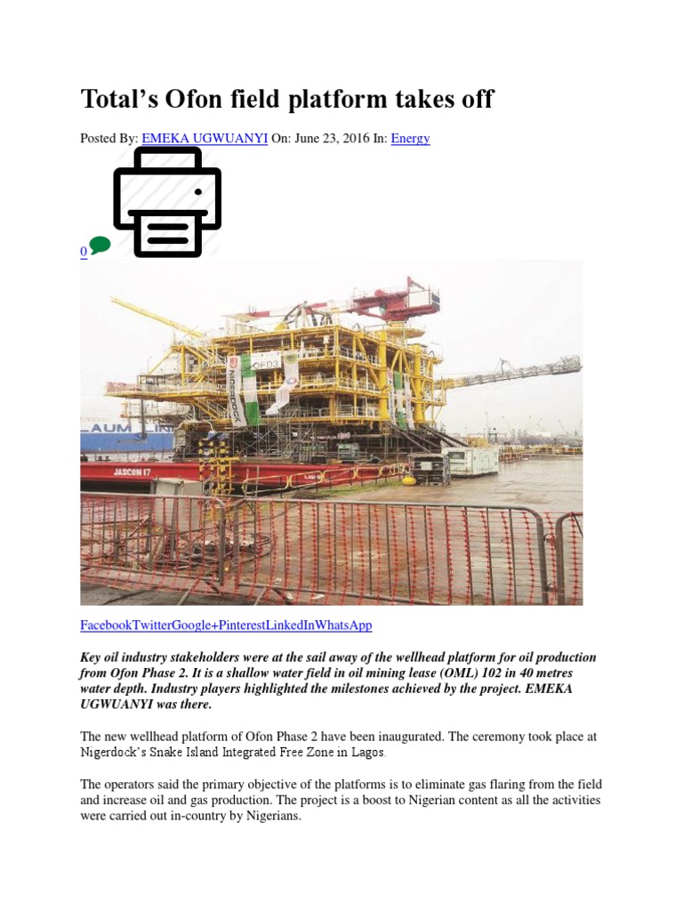 Ofon | PDF | Nigeria | Petroleum