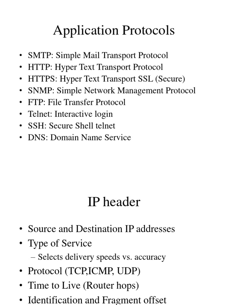 Protocol | Download Free PDF | Port (Computer Networking) | Transmission Control Protocol