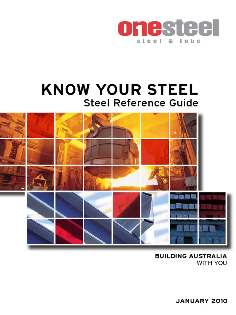 OSST Know Your Steel Guide January 2010 | PDF | Structural Steel | Kilogram