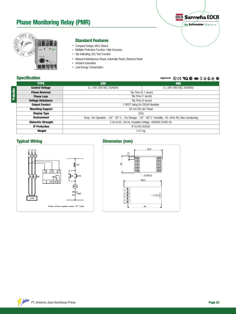 PMR | PDF | Relay | Electrical Equipment