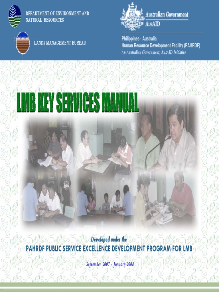 LMB Key Services Manual | Download Free PDF | International Development ...