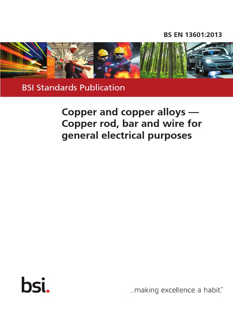 En 13601-2013 | PDF | Engineering Tolerance | Wire