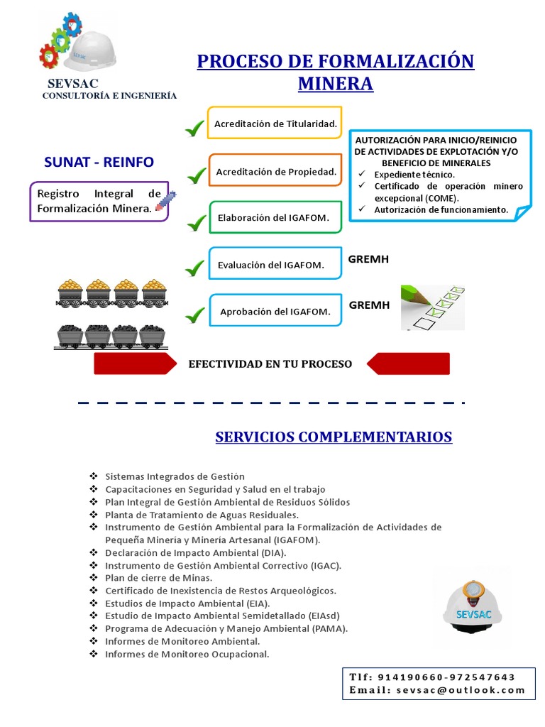 Proceso de Formalizacion Minera | PDF