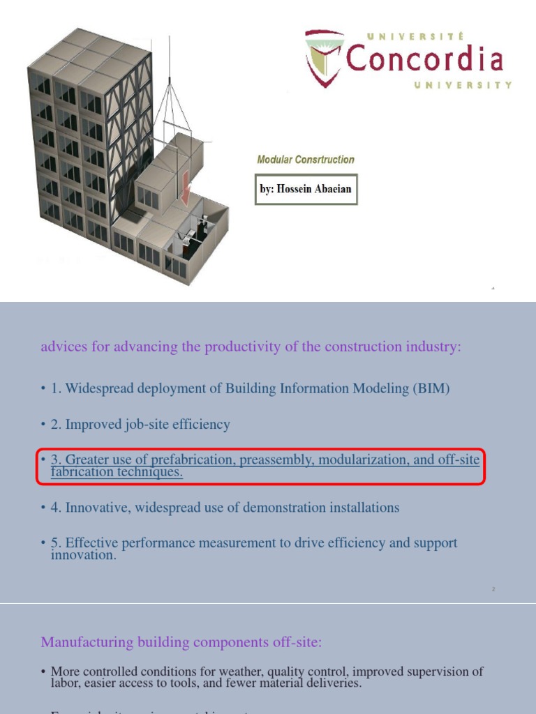 Modular Construction | Building Information Modeling | Construction ...