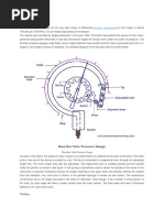 Bourdon Tube Pressure Gauge Working Principle Animation | PDF