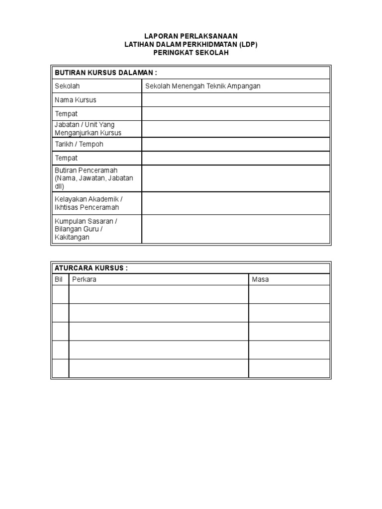 Laporan Ladap PDF | PDF