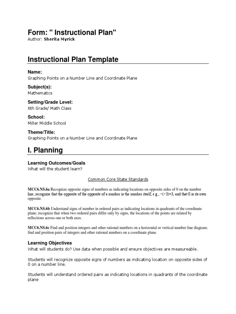 Instructional Plan | PDF | Differentiated Instruction | Educational ...