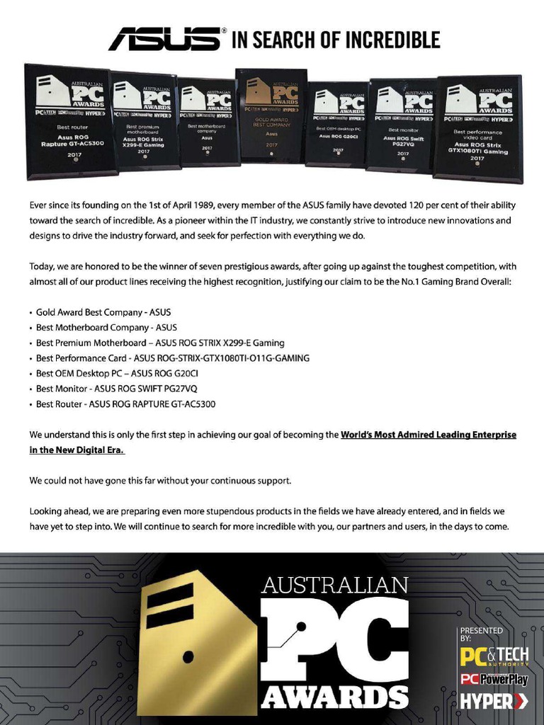 Asus | PDF | Computing And Information Technology