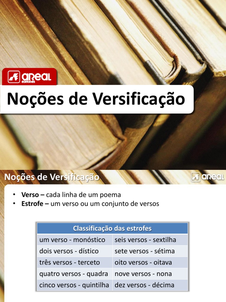 Nocoes de Versificacao | PDF | Métrica (Poesia) | Forma Poética