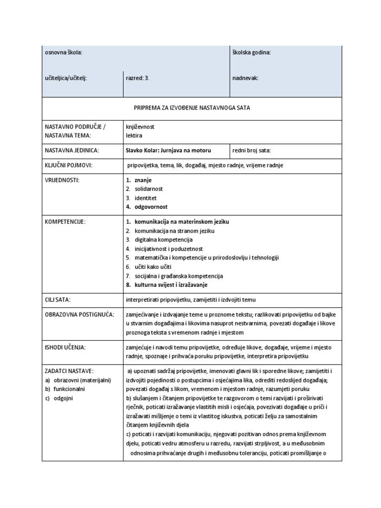 Slavko Kolar - Jurnjava Na Motoru | PDF