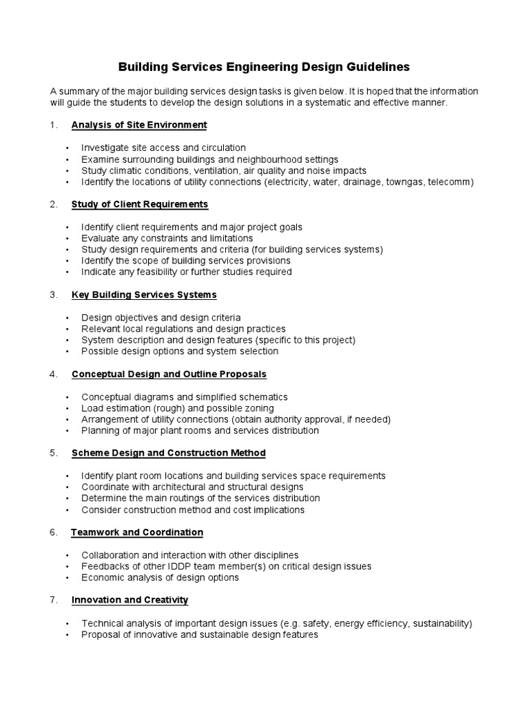 BSE Design Guidelines | PDF