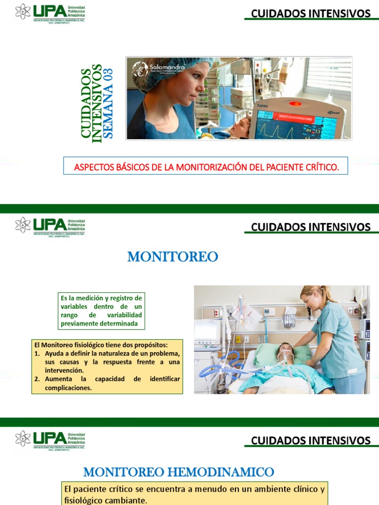 Monitoreo del Paciente Crítico en UCI | PDF | Corazón | Sistema ...