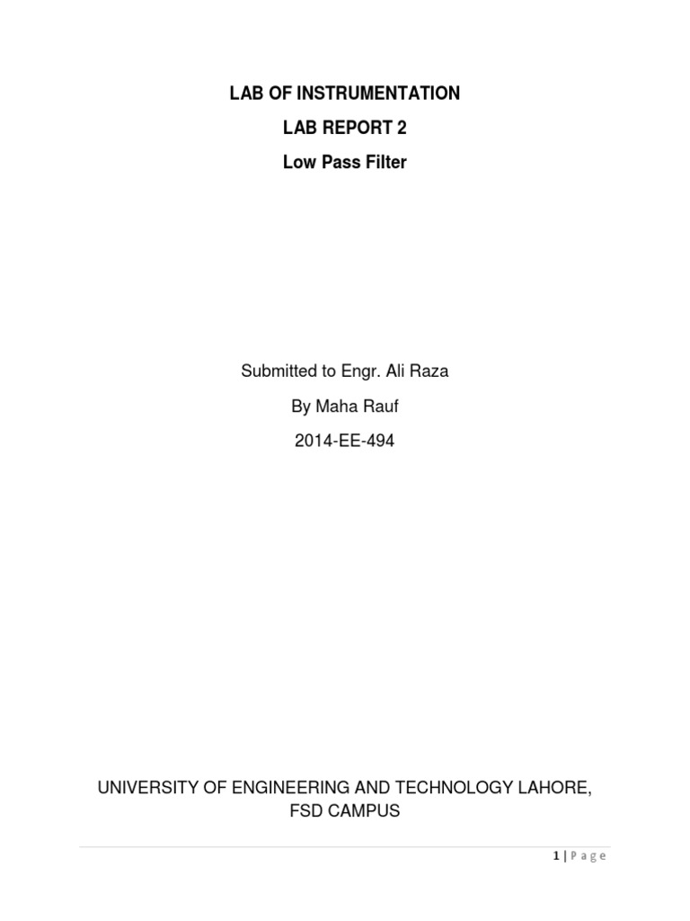 Manual 2 | PDF | Electronic Filter | Passivity (Engineering)