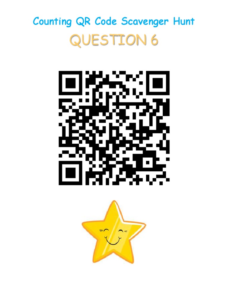 Counting QR Code Scavenger Hunt | PDF