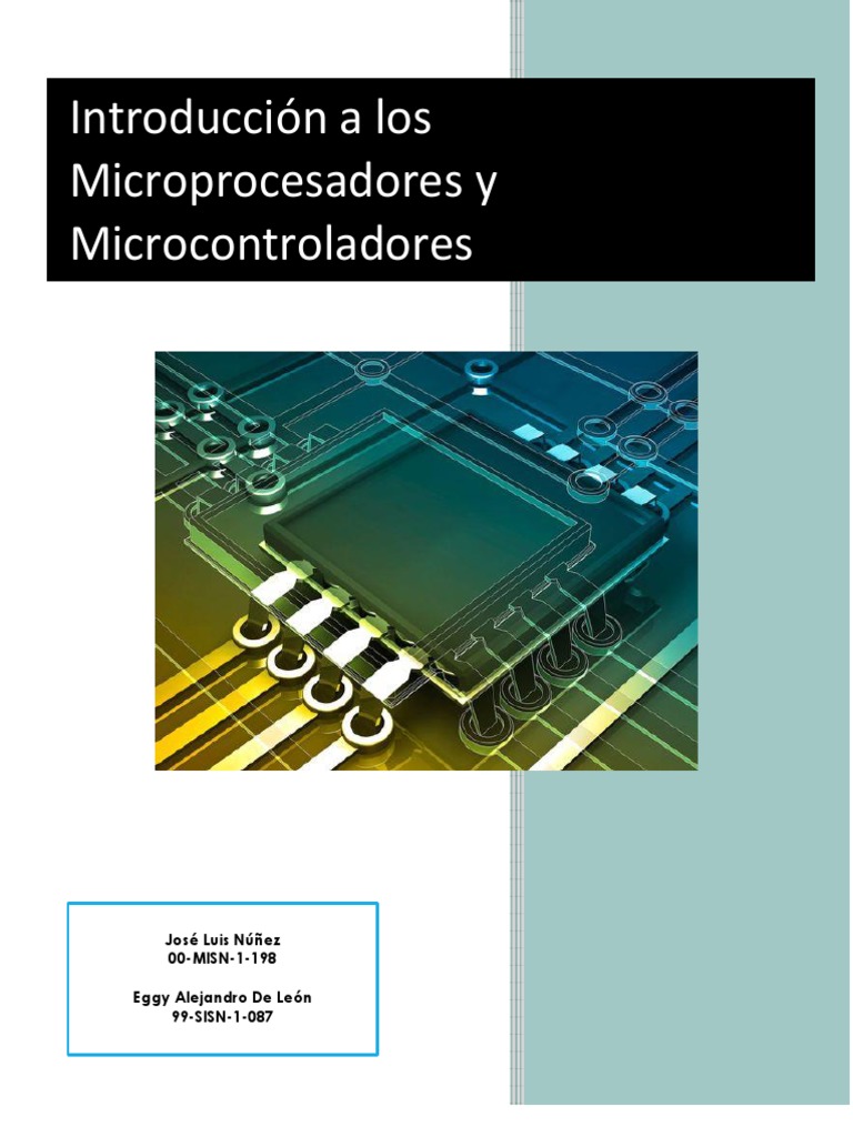 Introducción a Los Microprocesadores y Microcontroladores | Unidad ...