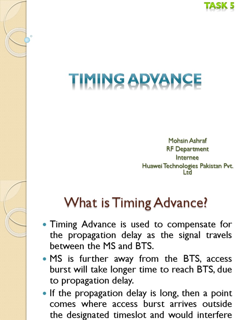 Timing Advance | PDF | Broadcast Engineering | Networks