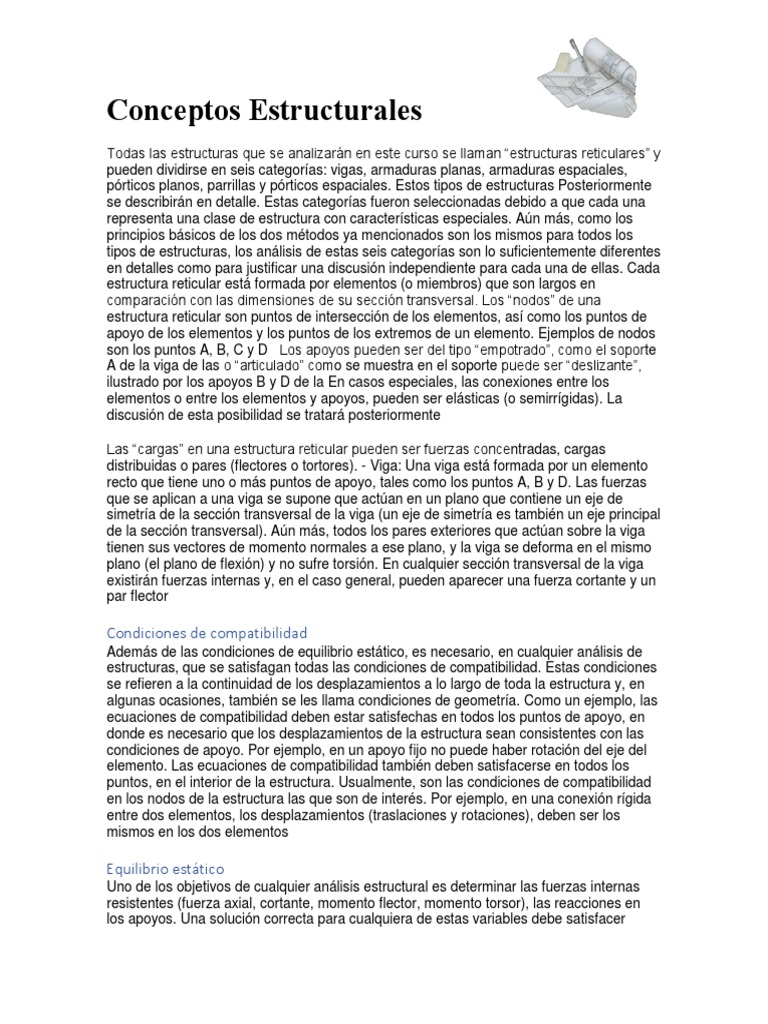 Conceptos Estructurales | PDF | Bóveda (Arquitectura) | Hazme