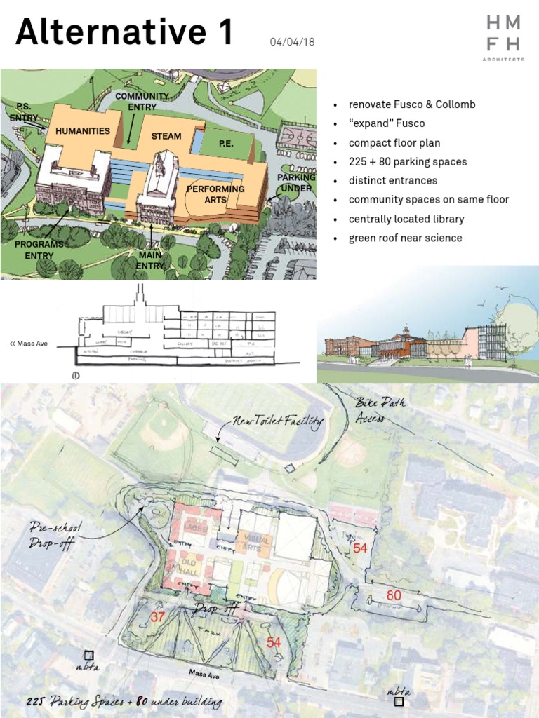 Arlington High School Preliminary Concepts | PDF | Buildings And ...