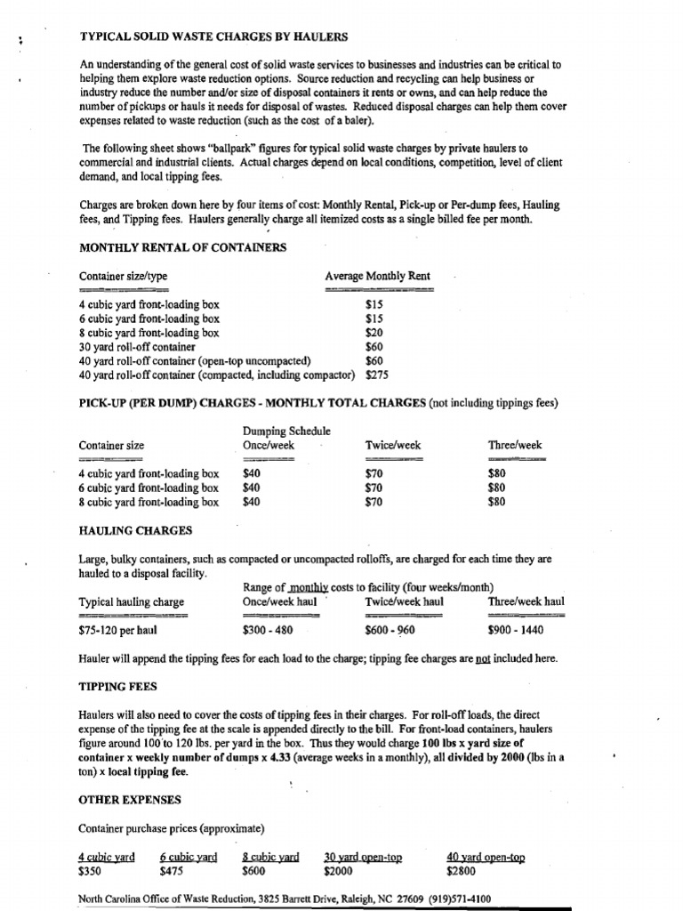Waste Reduction Calculations | PDF | Waste Management | Waste