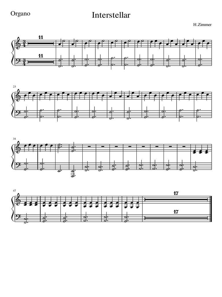 Interstellar Organo | PDF