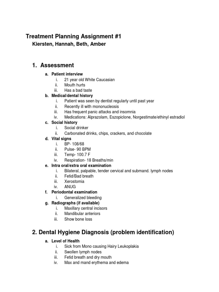 TX Plan Portfolio - Preventive | Download Free PDF | Oral Hygiene ...