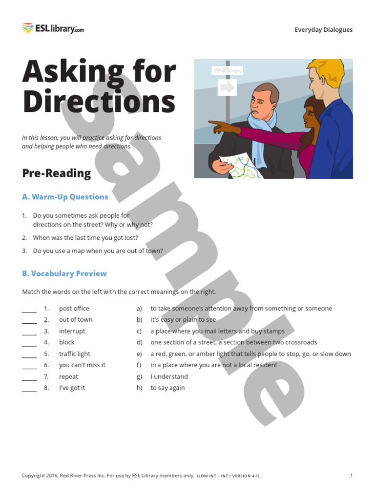 Everyday-Dialogues Sample ESL-Library PDF | PDF | English Language ...