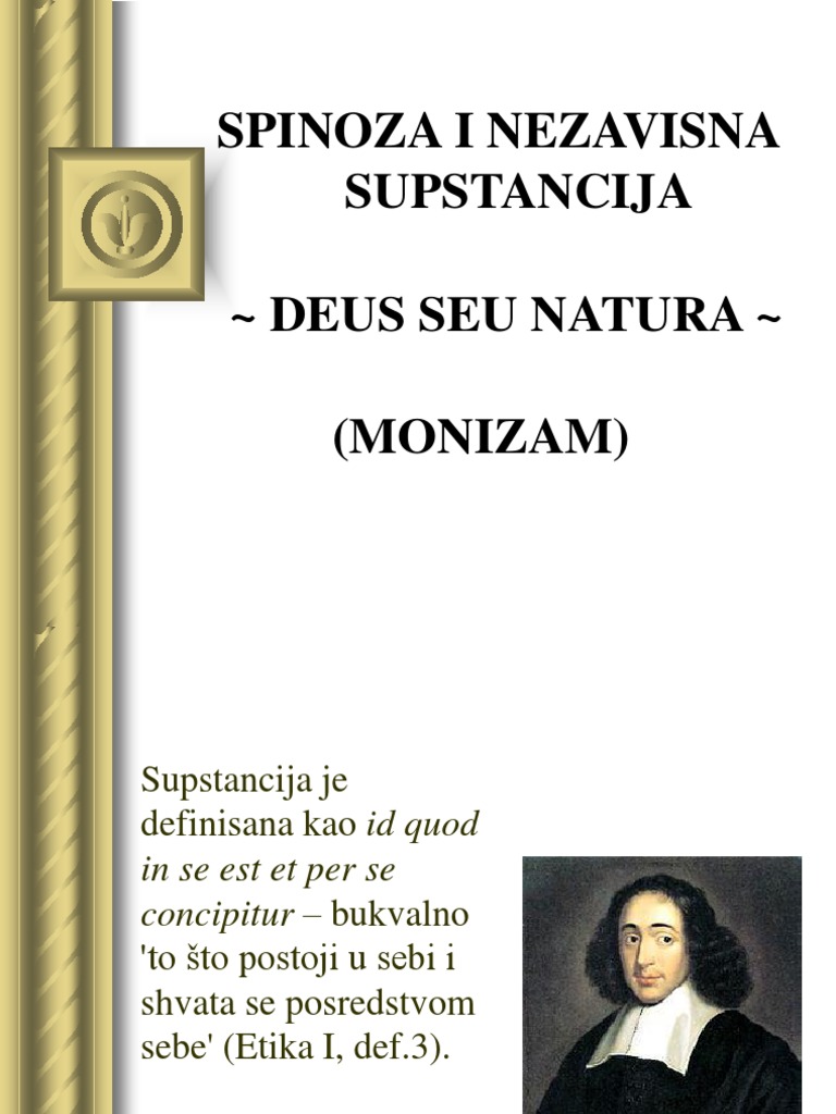 Spinoza | PDF
