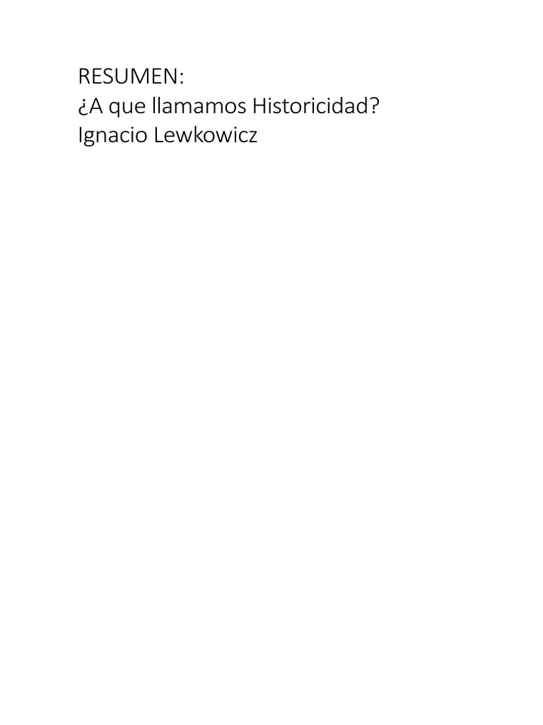 Definición de Historicidad y Su Concepto | PDF | Evidencia | Concepto