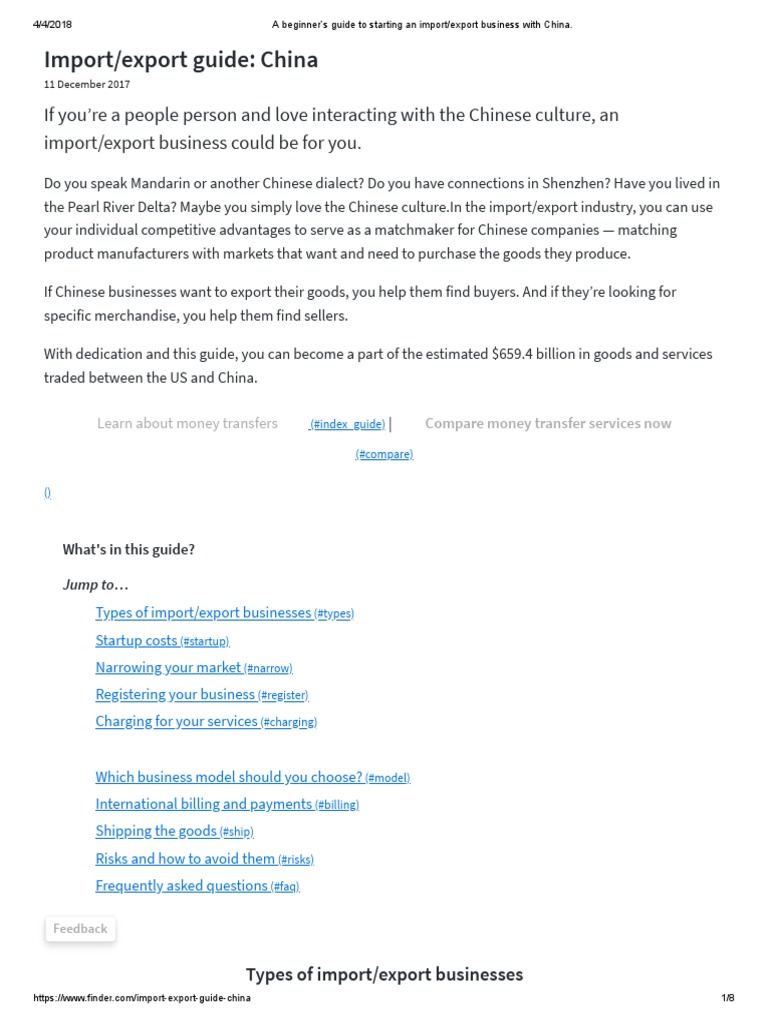 A Beginner's Guide To Starting An Import - Export Business With China ...